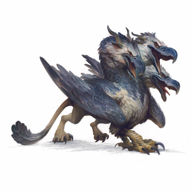 “The Three-Headed Gryphon” | Muddy Colors