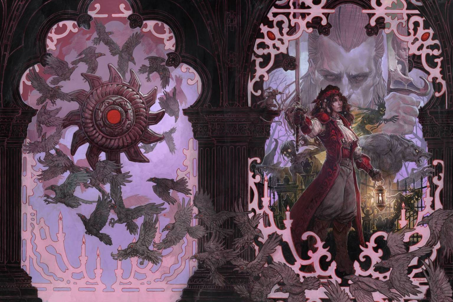 D&D Ravenloft cover | Muddy Colors