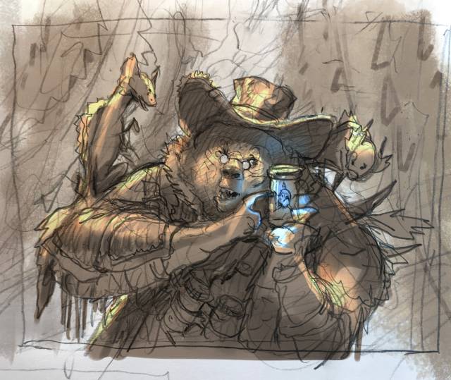 Doc Aurlock, Grizzled Genius | Muddy Colors