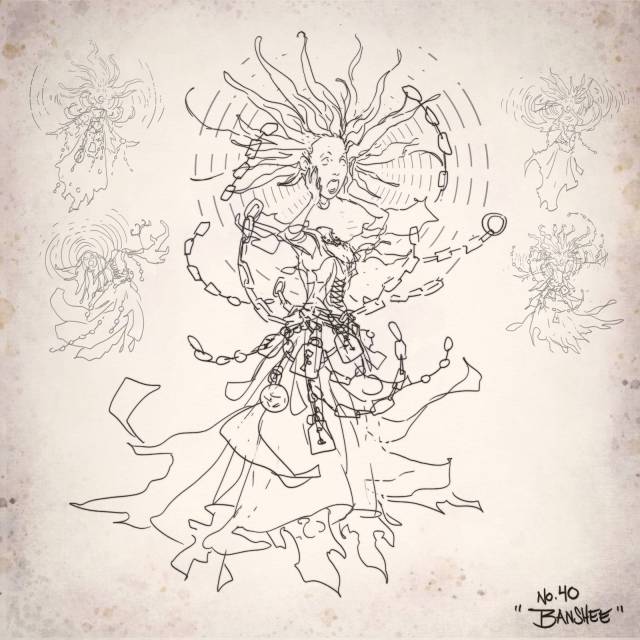 “The Banshee” Drawing Process Video | Muddy Colors