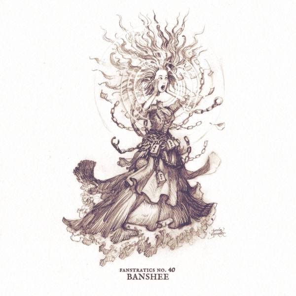 “The Banshee” Drawing Process Video | Muddy Colors